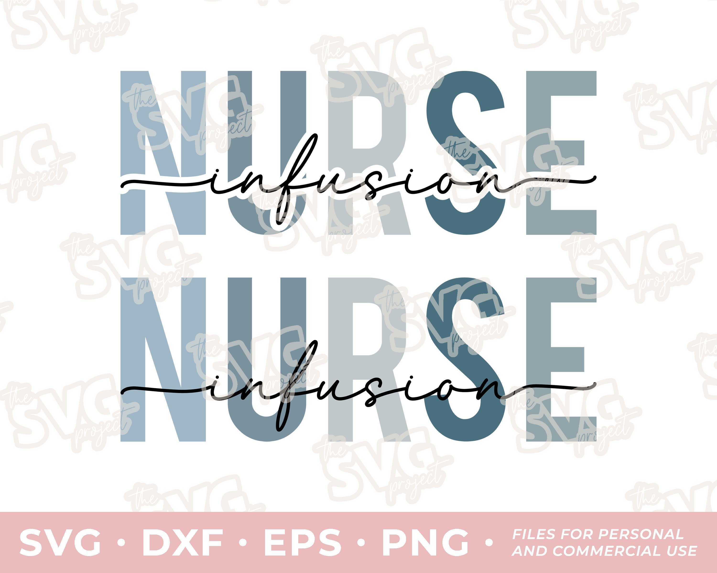 Infusion Nurse SVG Sublimation DTG Printing Clipart File - Etsy