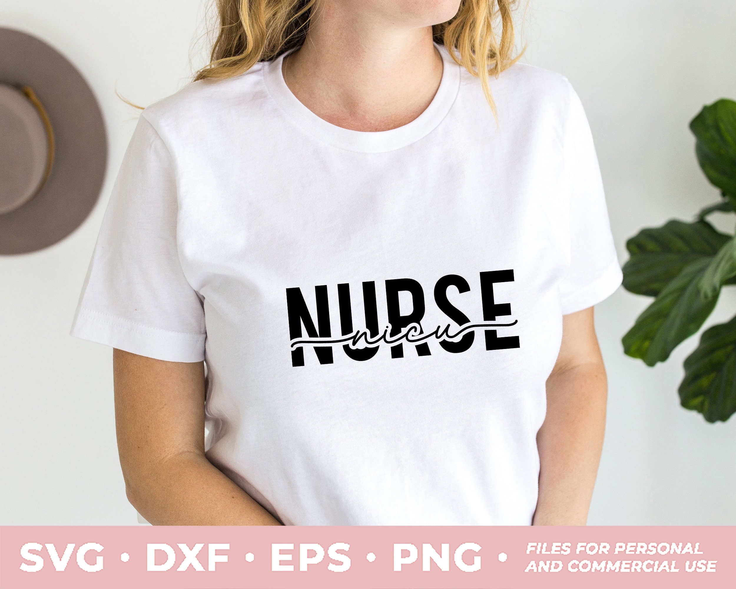 NICU Neonatal Nurse SVG Vinyl Cutting File Personal Commercial Preemie ...