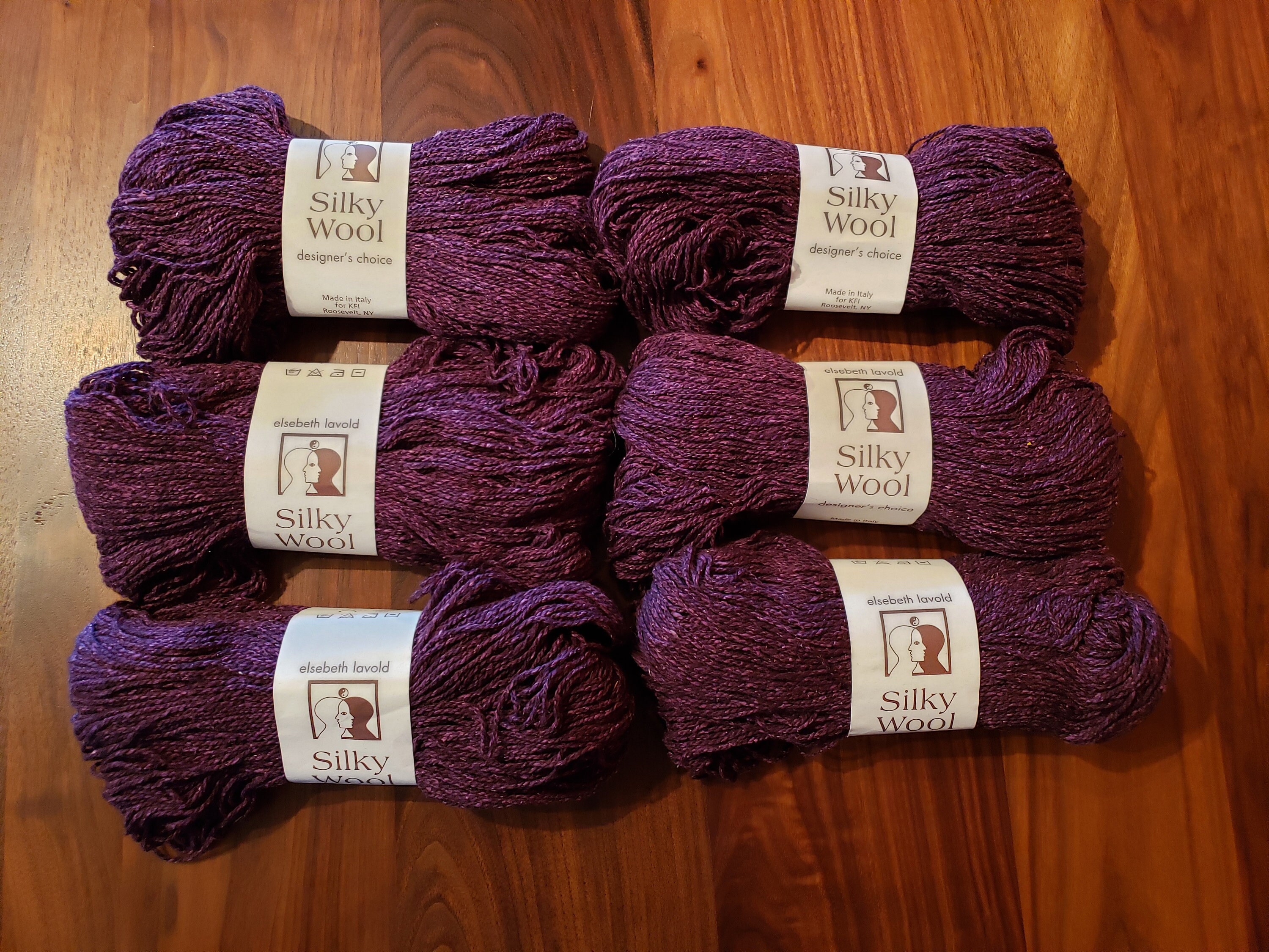 Elsebeth Lavold Silky Wool Designers Choice 6 Skeins Yarn Color 63 ...