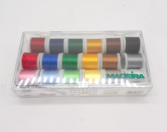 Madeira 18 Spool Rayon Embroidery Thread Set - Etsy
