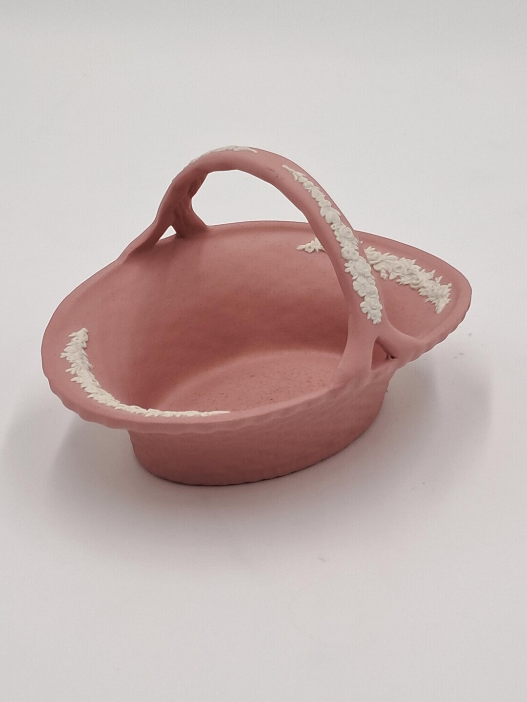 Wedgwood Pink Jasperware 'woven Basket' Trinket Dish - Etsy