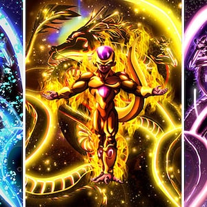3D Lenticular Anime Poster Moving Wall Art, Animated Flip Effect Print ...