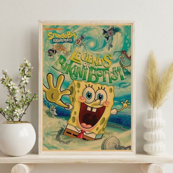 Spongebob Poster - Etsy