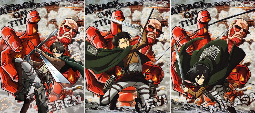 3D Lenticular Anime Poster Moving Wall Art, Animated Flip Effect Print ...