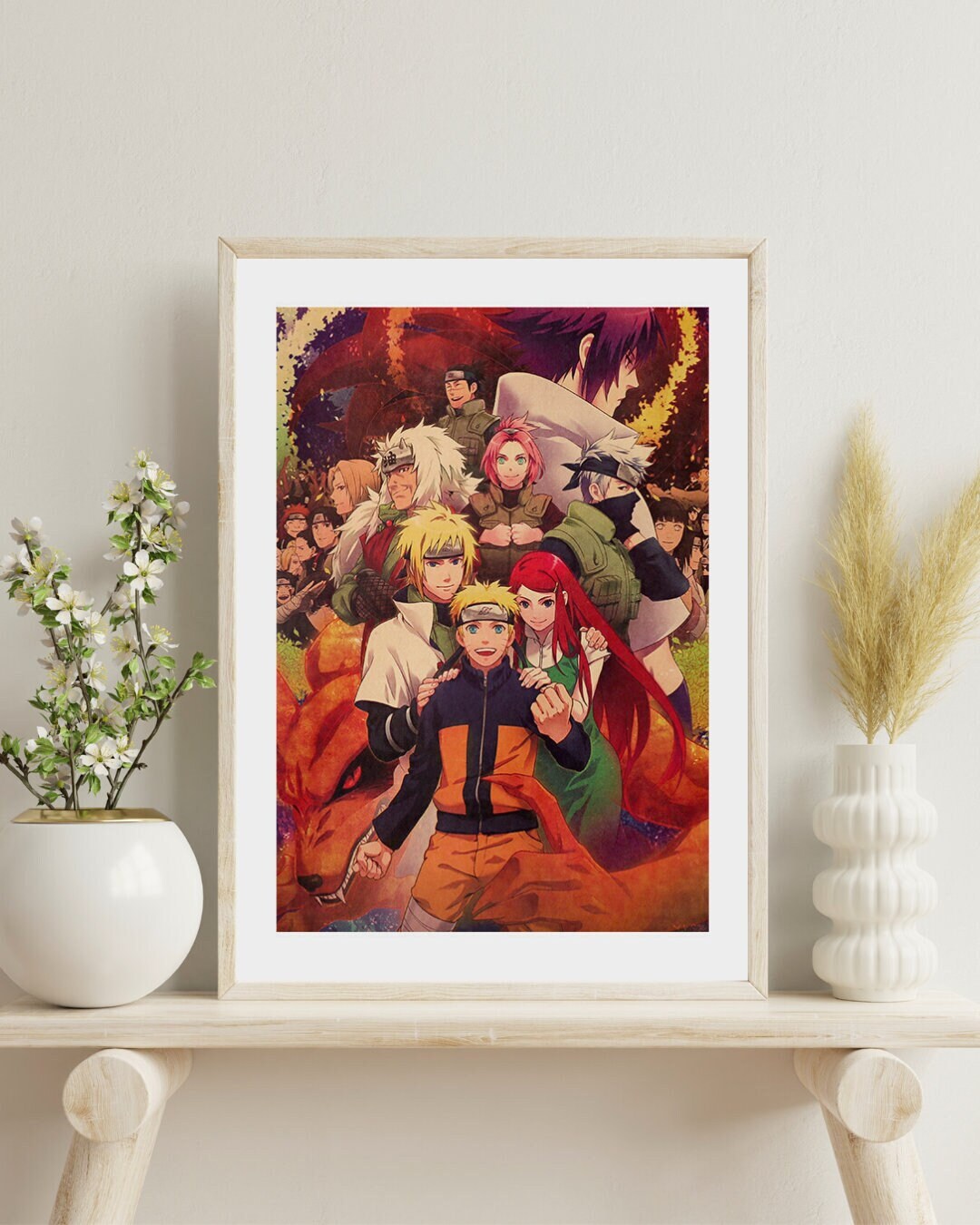 Retro Anime Kraft Paper Poster for Your Home Decor & Nostalgic ...