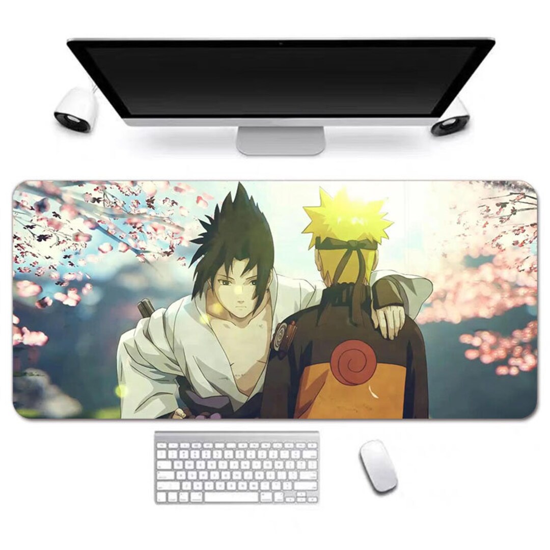 Retro Anime Desk Mat, Long Desk Mats, Aesthetic Gaming Mousepad ...