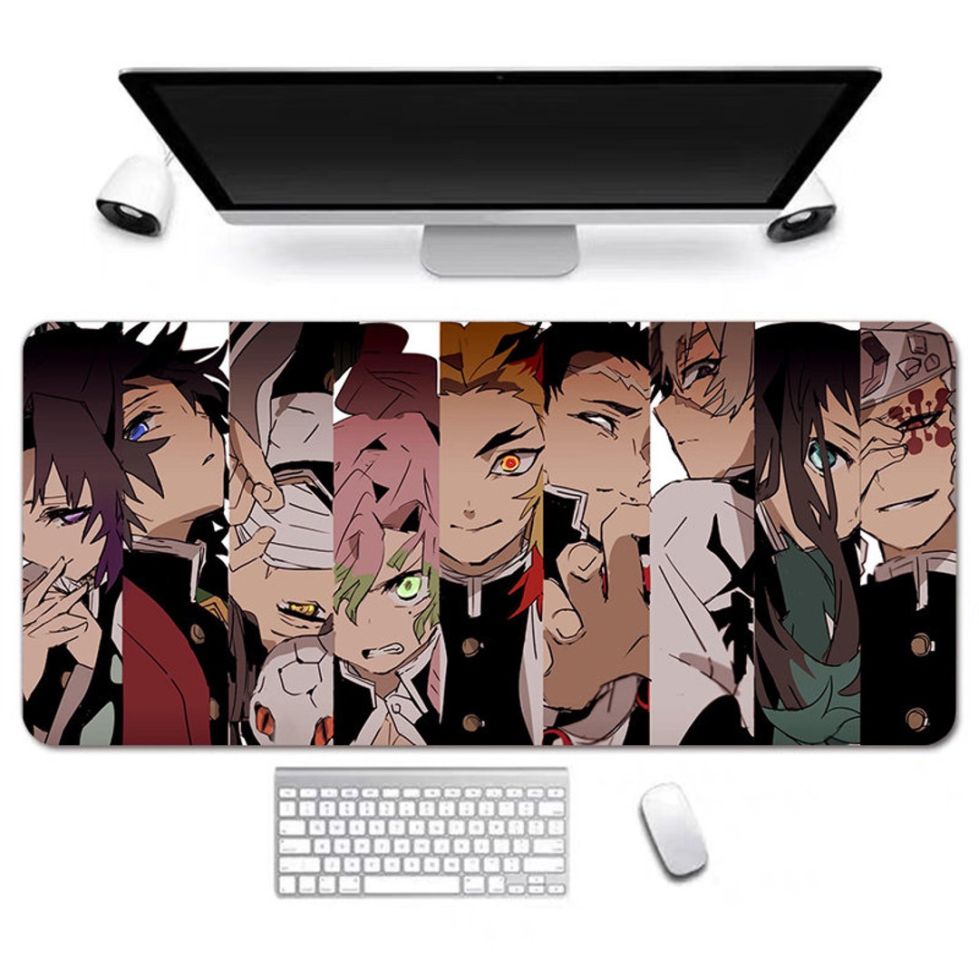 Anime Desk Mat, Long Desk Mats, Aesthetic Gaming Mousepad, Christmas ...