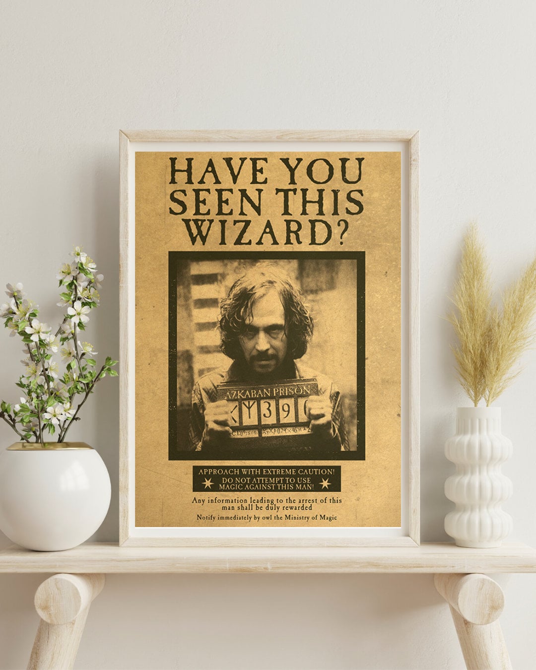 Wizard School Wanted Kraft Paper Poster for Your Home Decor & Nostalgic ...
