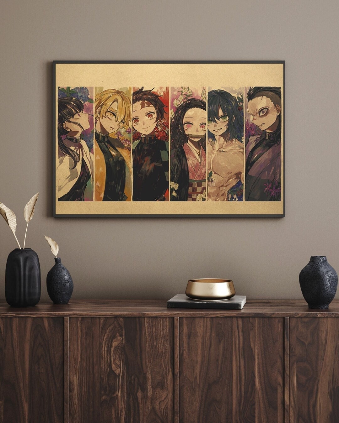 Retro Anime Kraft Paper Poster for Your Home Decor & Nostalgic ...