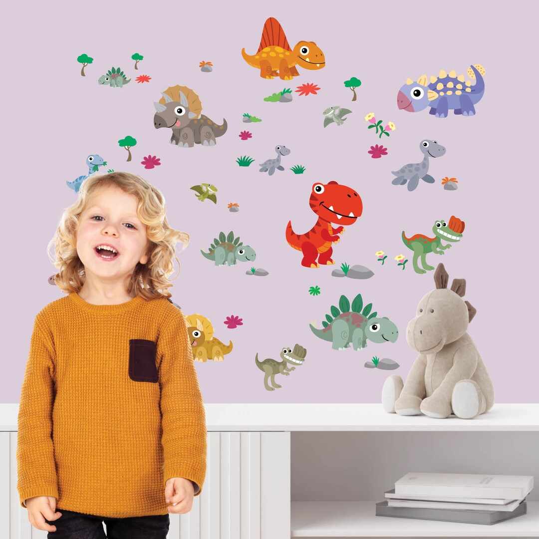 Super Saver Sticker Pack Cute Dinosaurs the Lot Free Delivery - Etsy