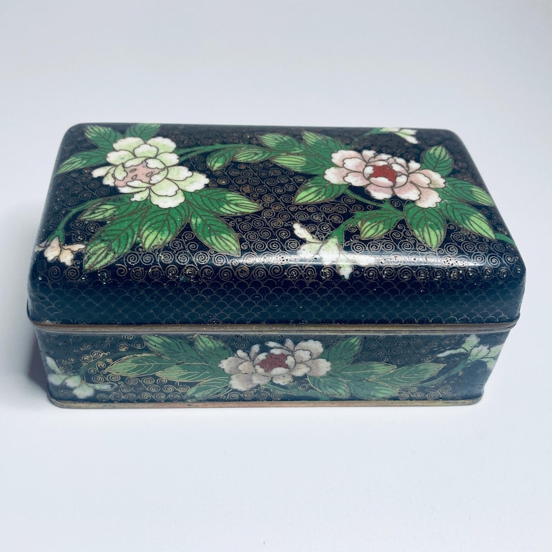Chinese Enamel Box - Etsy