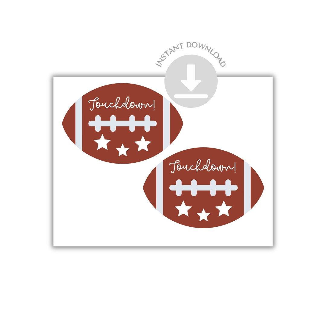 Instant Download Small Footballs / Football Wands - Etsy