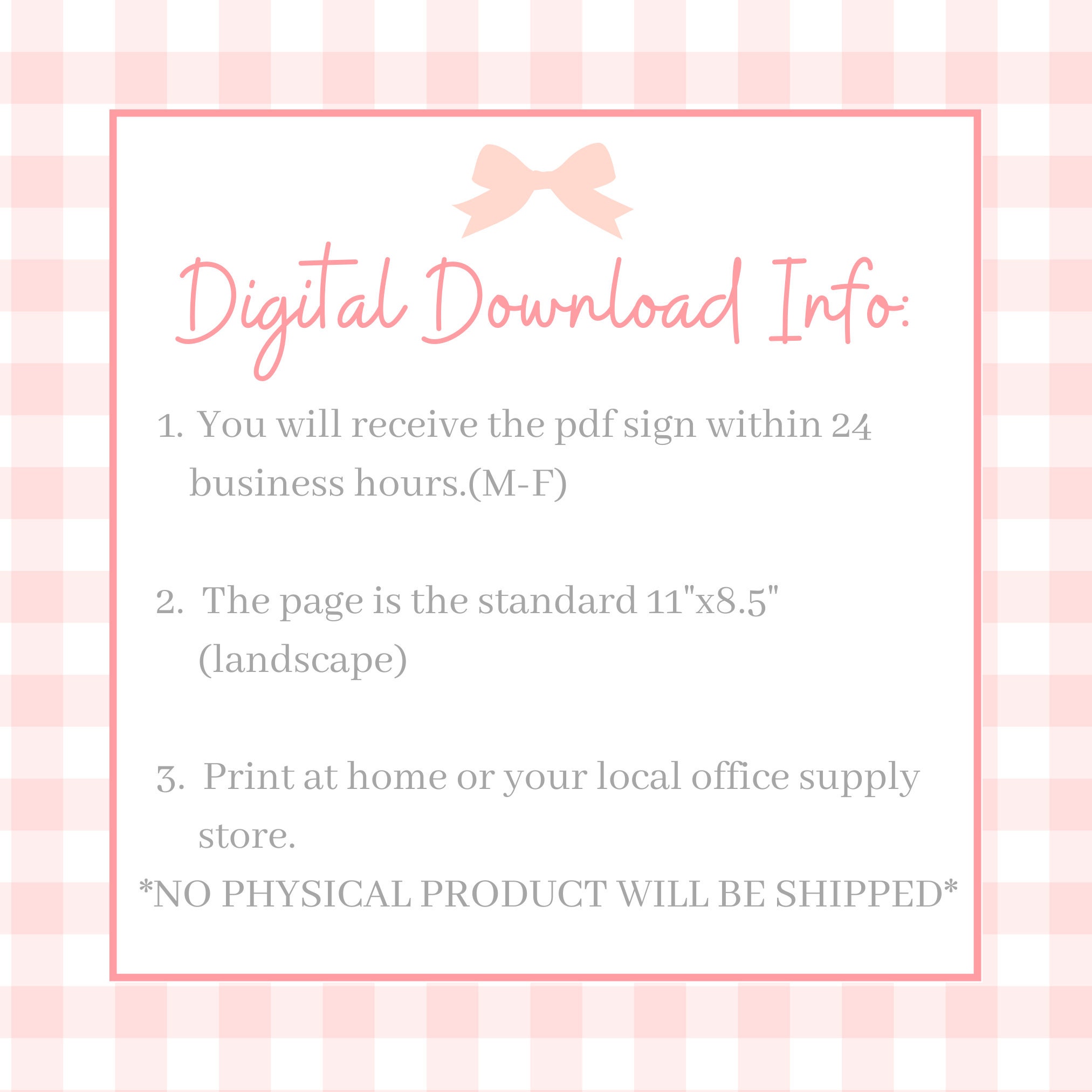 Printable First Day of School Sign Light Pink Gingham Apples - Etsy