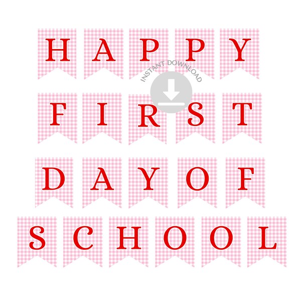 School Banner - Etsy