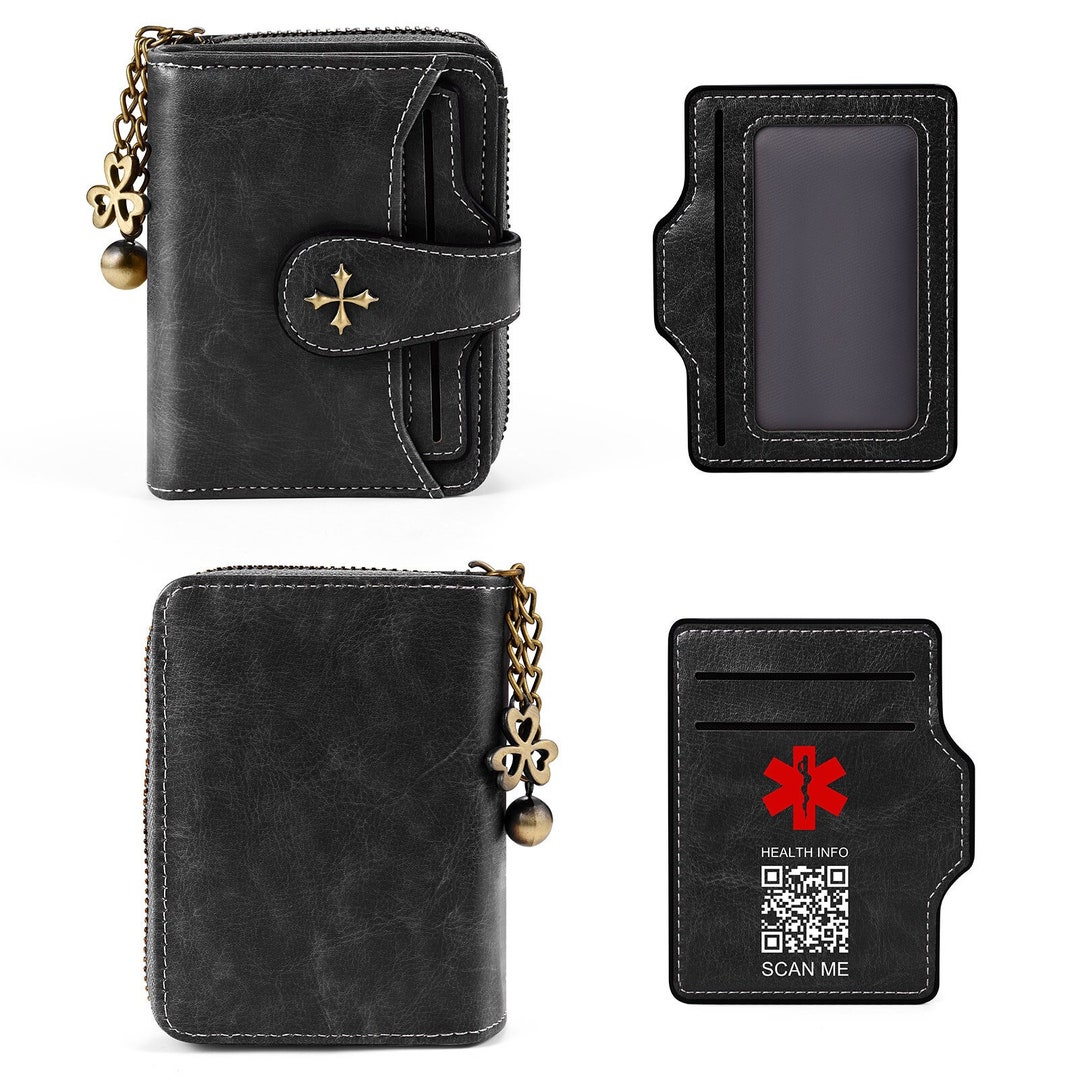 Personalized Medical Wallet for Women,custom Medical ID Wallet,medical ...