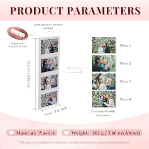 Personalised 4 Photos Blocks Puzzle,custom Picture Photobooth Style ...