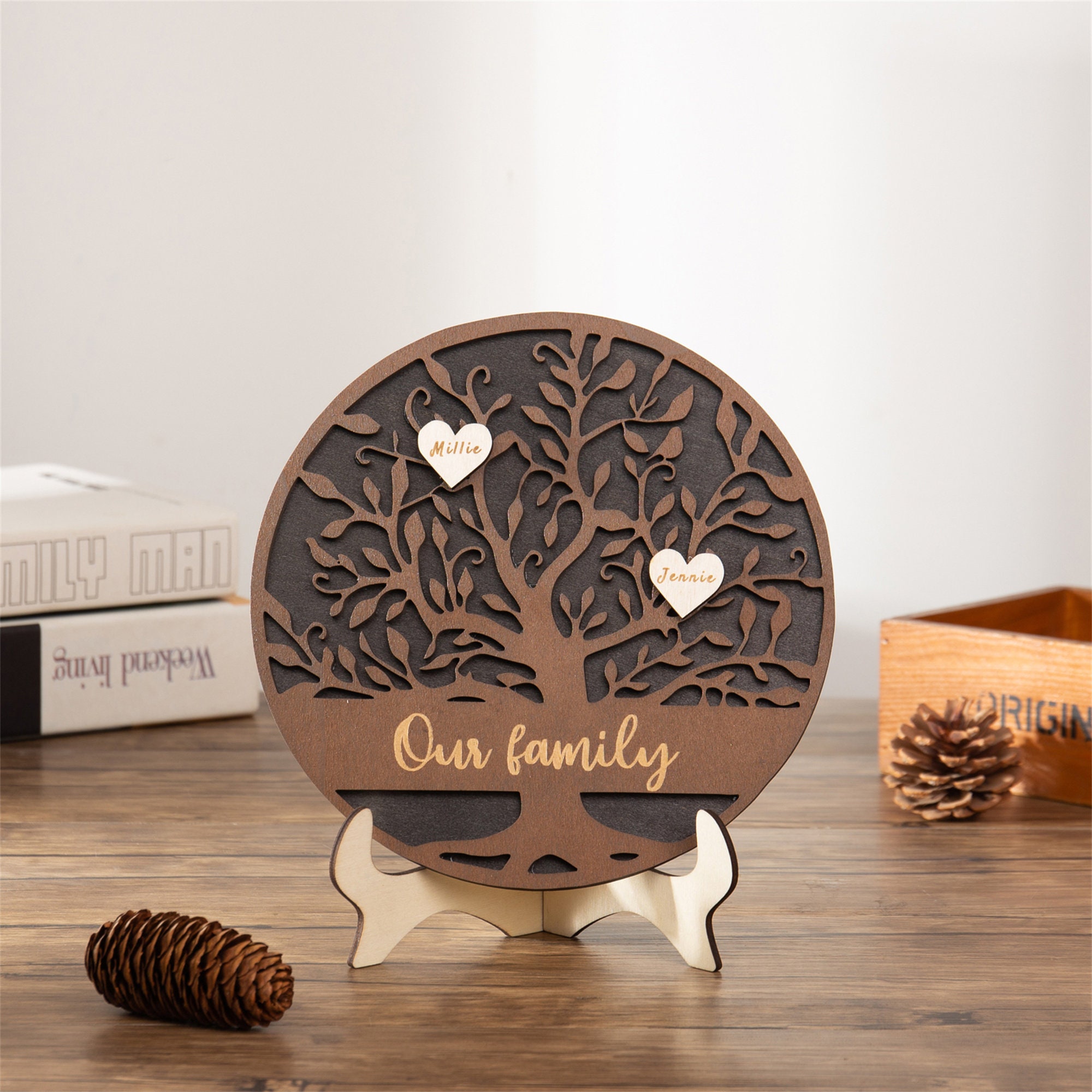 Personalized Family Tree Family Keepsake Mother's Day - Etsy