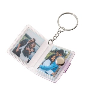 Personalized Mini Photo Album Keychain Couples Gift for - Etsy