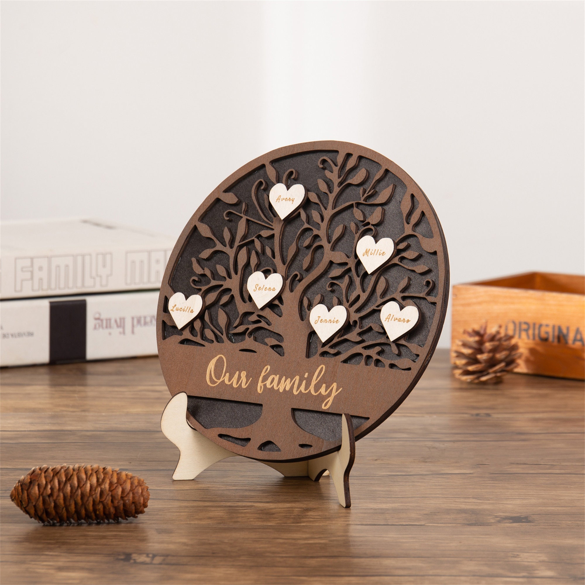 Personalized Family Tree Family Keepsake Mother's Day - Etsy