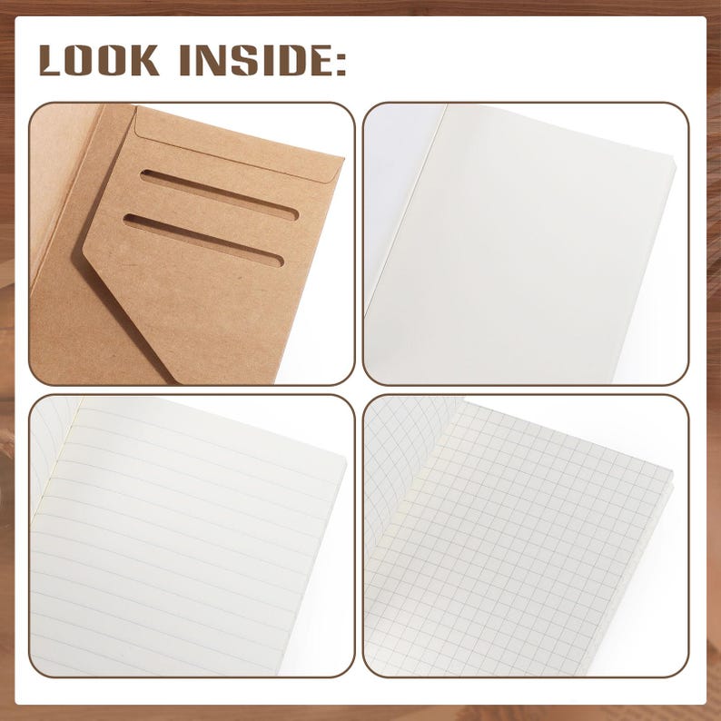 Personalized Engraved Leather Journal for Men, Custom Leather Notebook ...