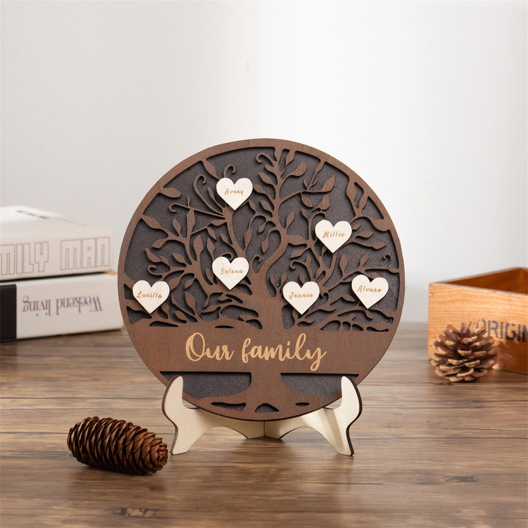 Personalized Family Tree | Family Keepsake | Mother's Day Gift | Life ...