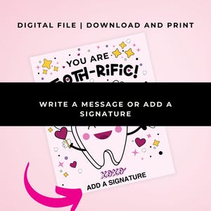 Dental Valentines Day Card | Dentist Valentines Template | Dentist ...