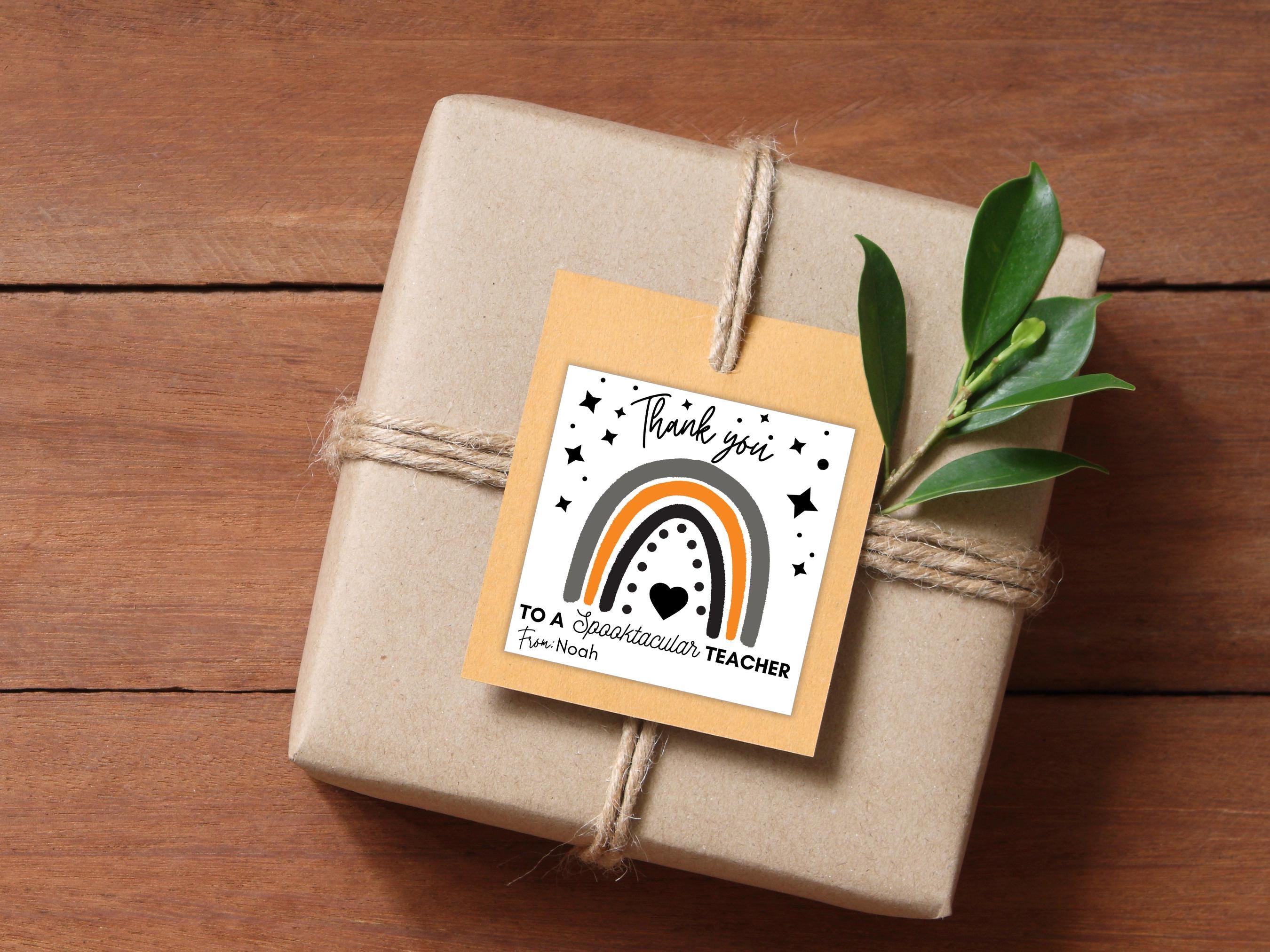 Editable Halloween Teacher Treat Bag Tags, Spooktacular Teacher Party ...