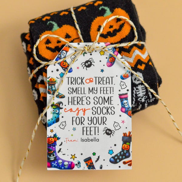 Sock Gift Tag - 60+ Gift Ideas for 2025