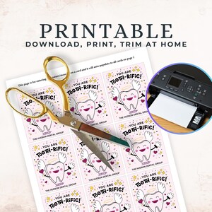 Dental Valentines Day Card | Dentist Valentines Template | Dentist ...