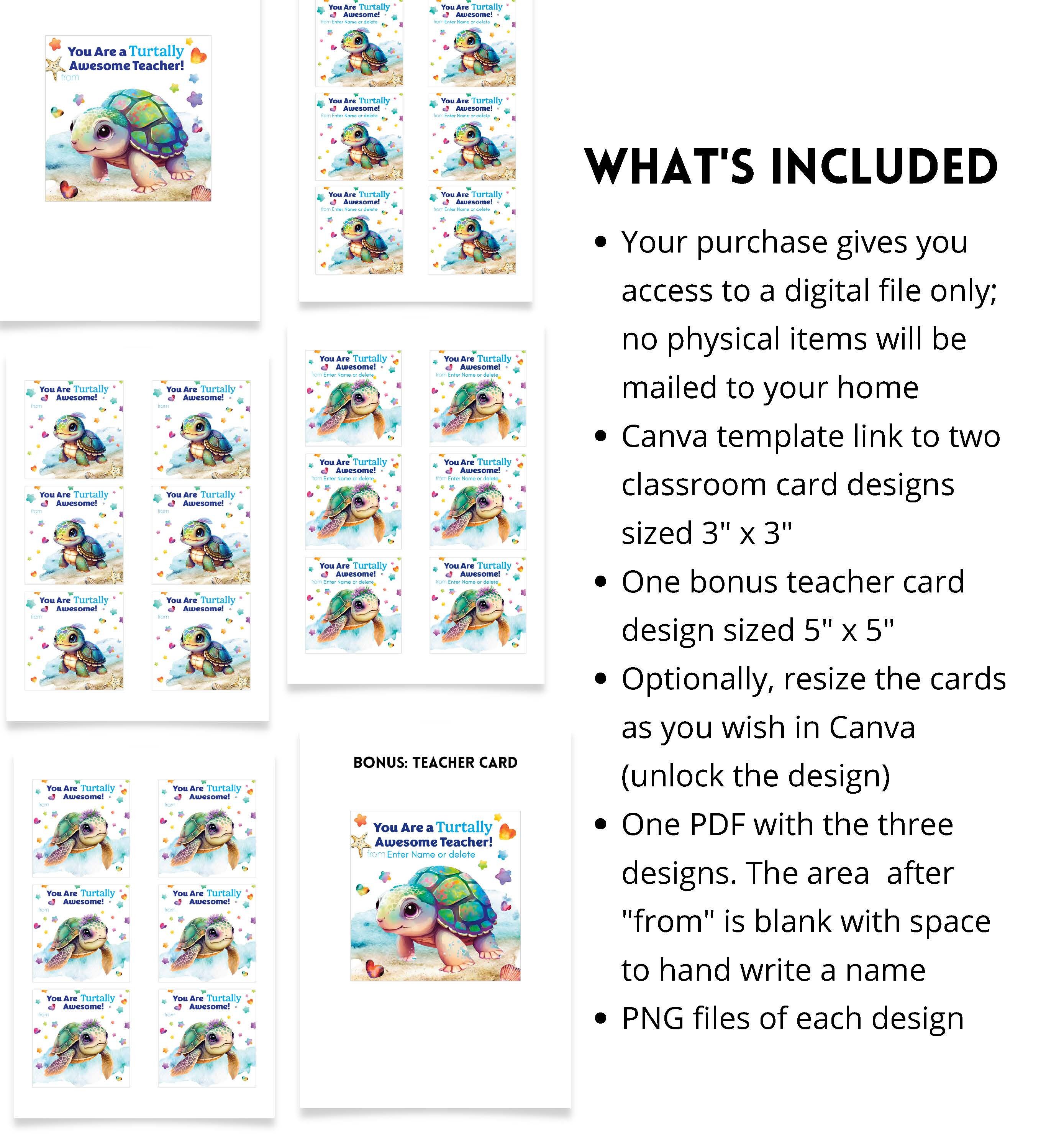 Valentine's Day Classroom Cards | Bonus Teacher Card |printable PDF and ...