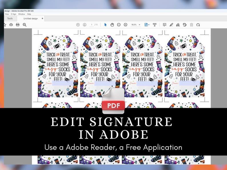 Halloween Socks Gift Tag, Cozy Fall Basket Stuffer (printable) - Etsy