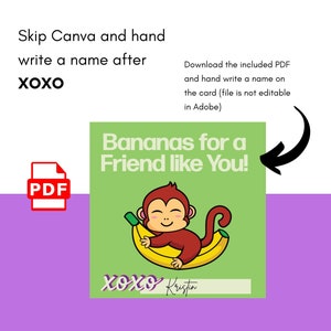 Printable Cute Monkey Classroom Valentines Cards Teacher Valentines ...