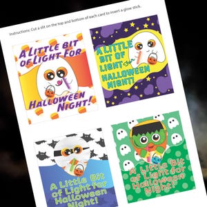 Halloween Glow Light Trick or Treat Party Favors, A Little Bit of Light ...