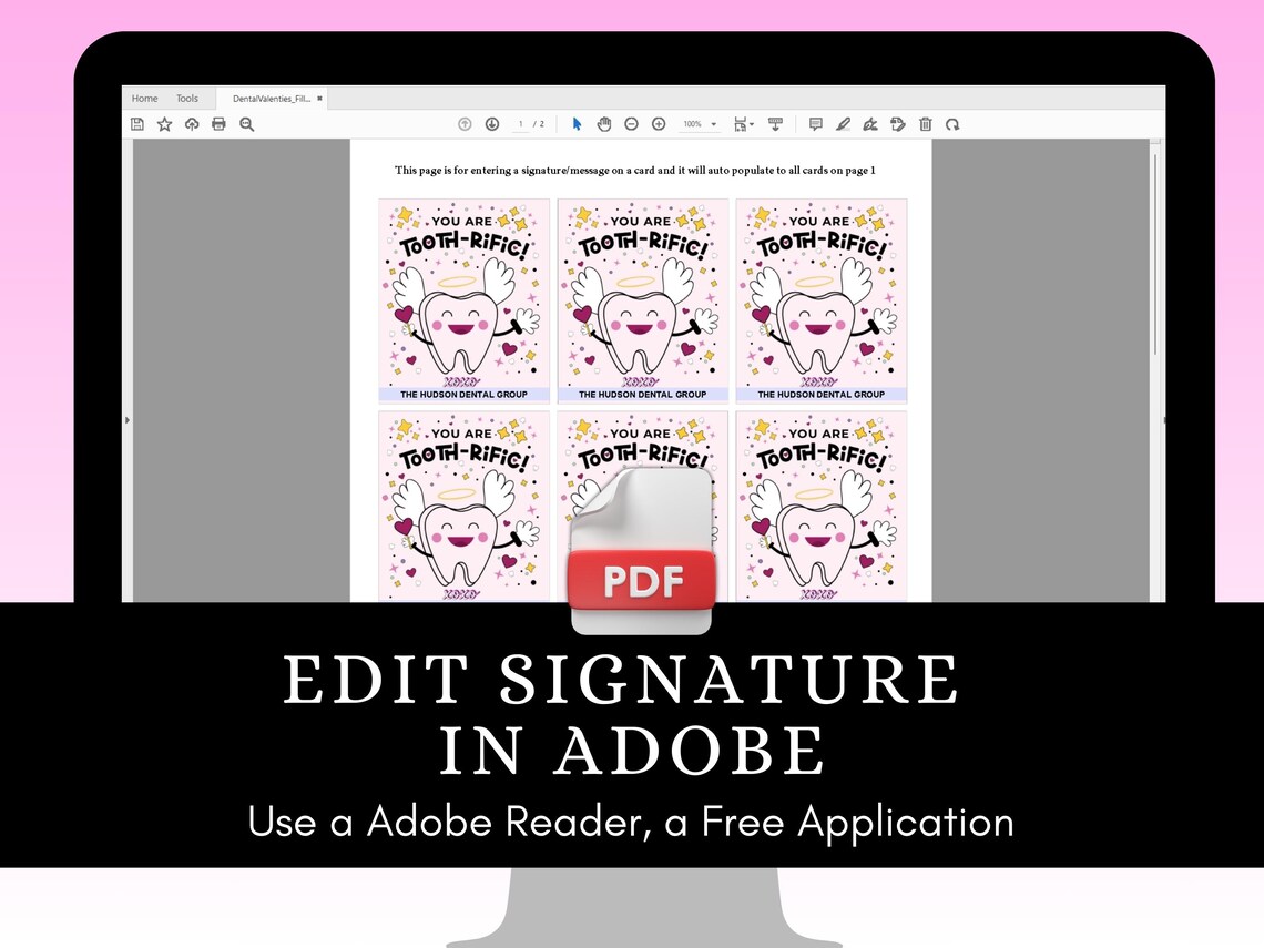 Dental Valentines Day Card | Dentist Valentines Template | Dentist ...