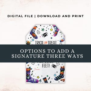 Halloween Socks Gift Tag, Cozy Fall Basket Stuffer (printable) - Etsy