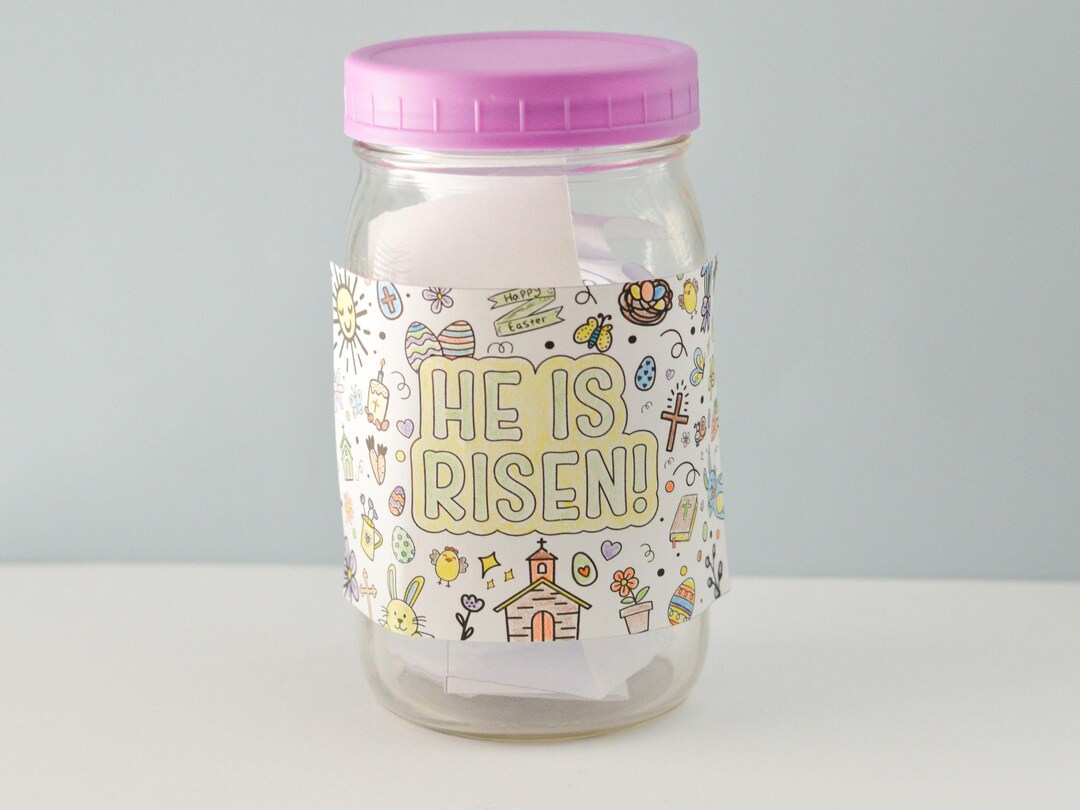 Holy Week Craft | Easter Prayer Jar | Easter Sunday School Activity ...