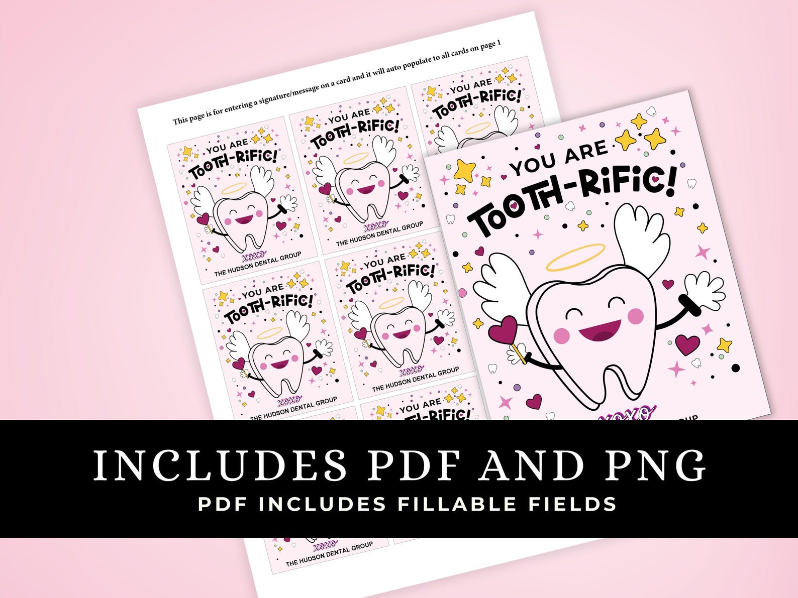 Dental Valentines Day Card | Dentist Valentines Template | Dentist ...