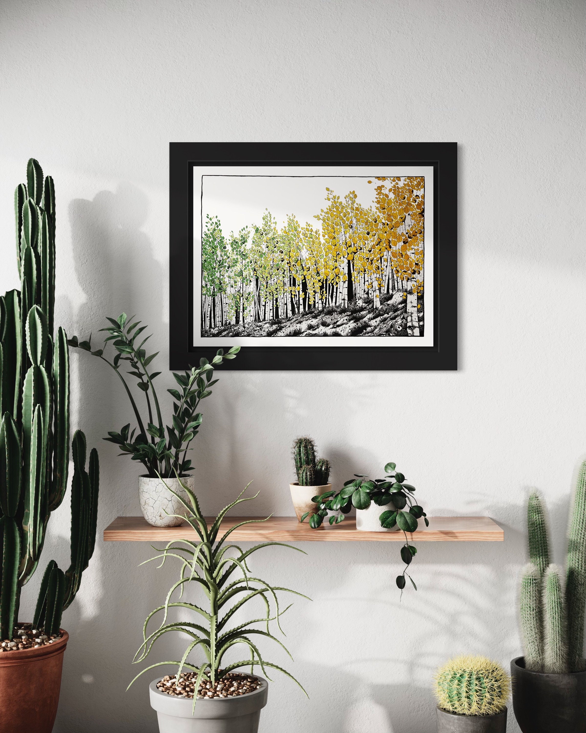 Autumn. Hand Drawn Pen and Ink Art. - Etsy