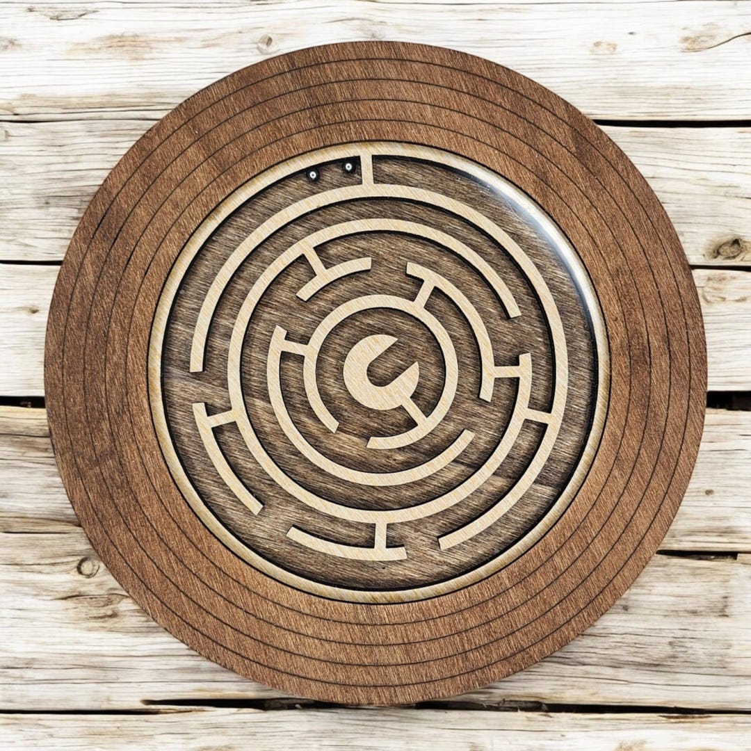 One Sided and Two Side Maze 8" - Etsy