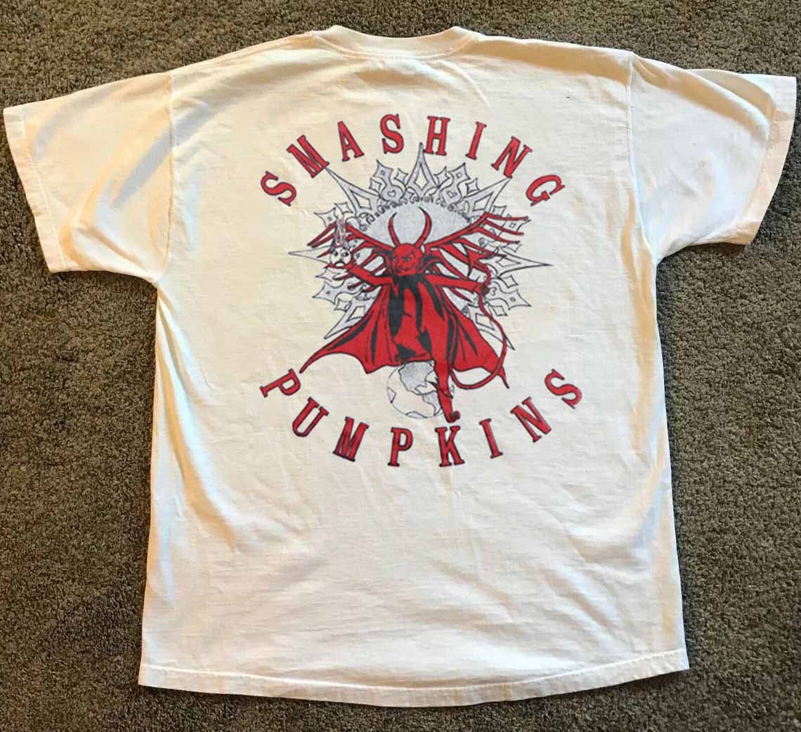 1990s Smashing Pumpkins Tour Concert T-Shirt sold by Microcosm Lenient ...