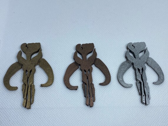 Mando / Mandalorian Mythosaur Symbol Emblem Resin Printed and - Etsy UK