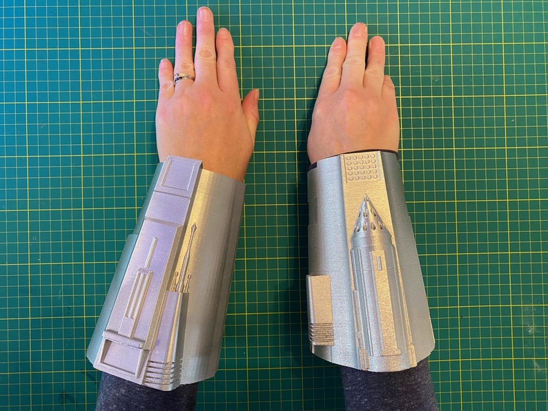 Whistling Birds Mandalorian Mando Bracer Armor - Etsy