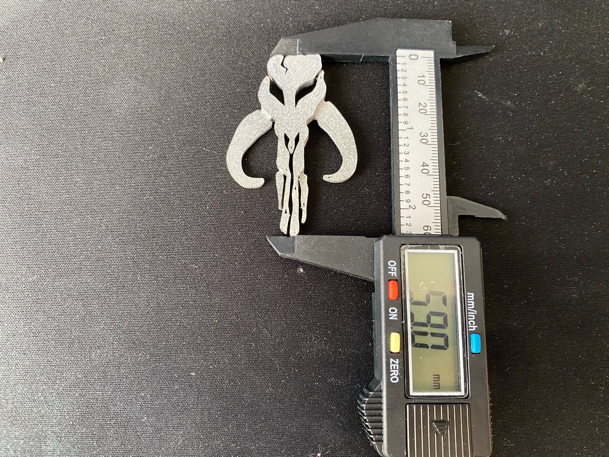 Mando / Mandalorian Mythosaur Symbol Emblem Resin Printed and - Etsy