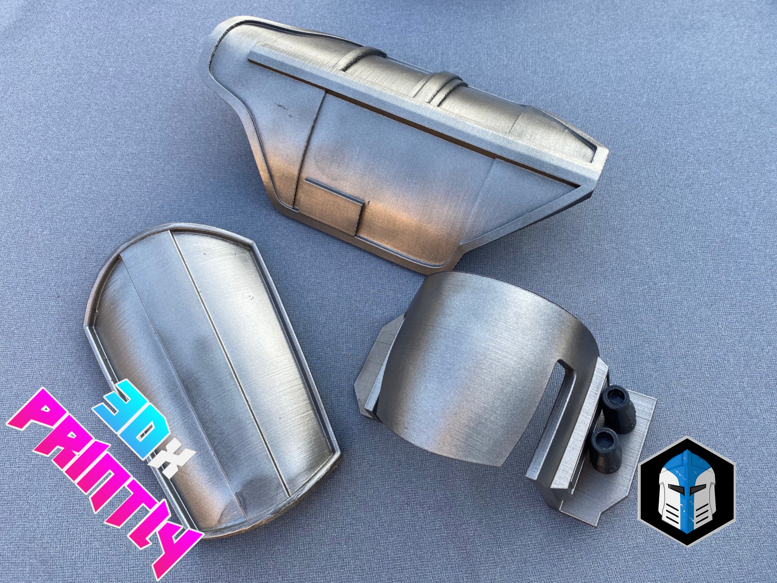Mandalorian / Mando 3d Printed Thigh and Knee Armor 3 Pieces - Etsy