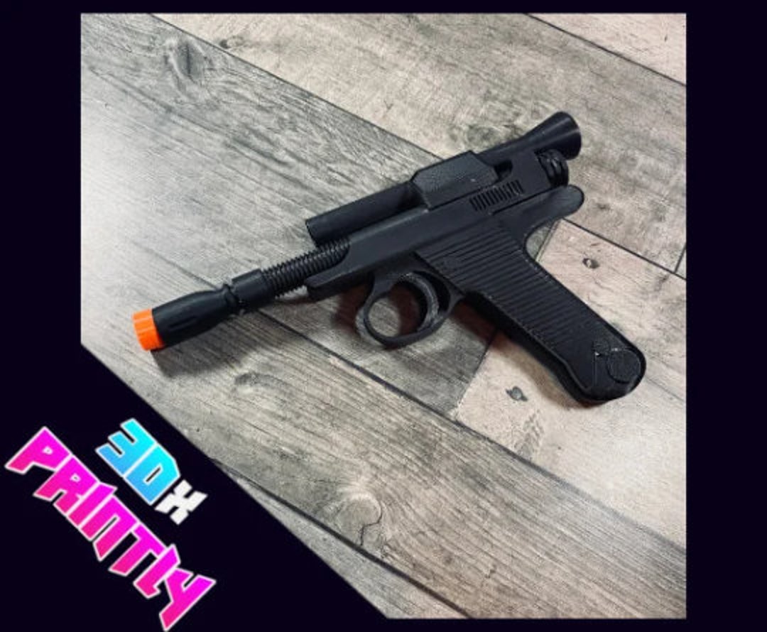 3d Printed Cara Dune Side Arm Blaster / Pistol / Toy Kit Model Replica ...