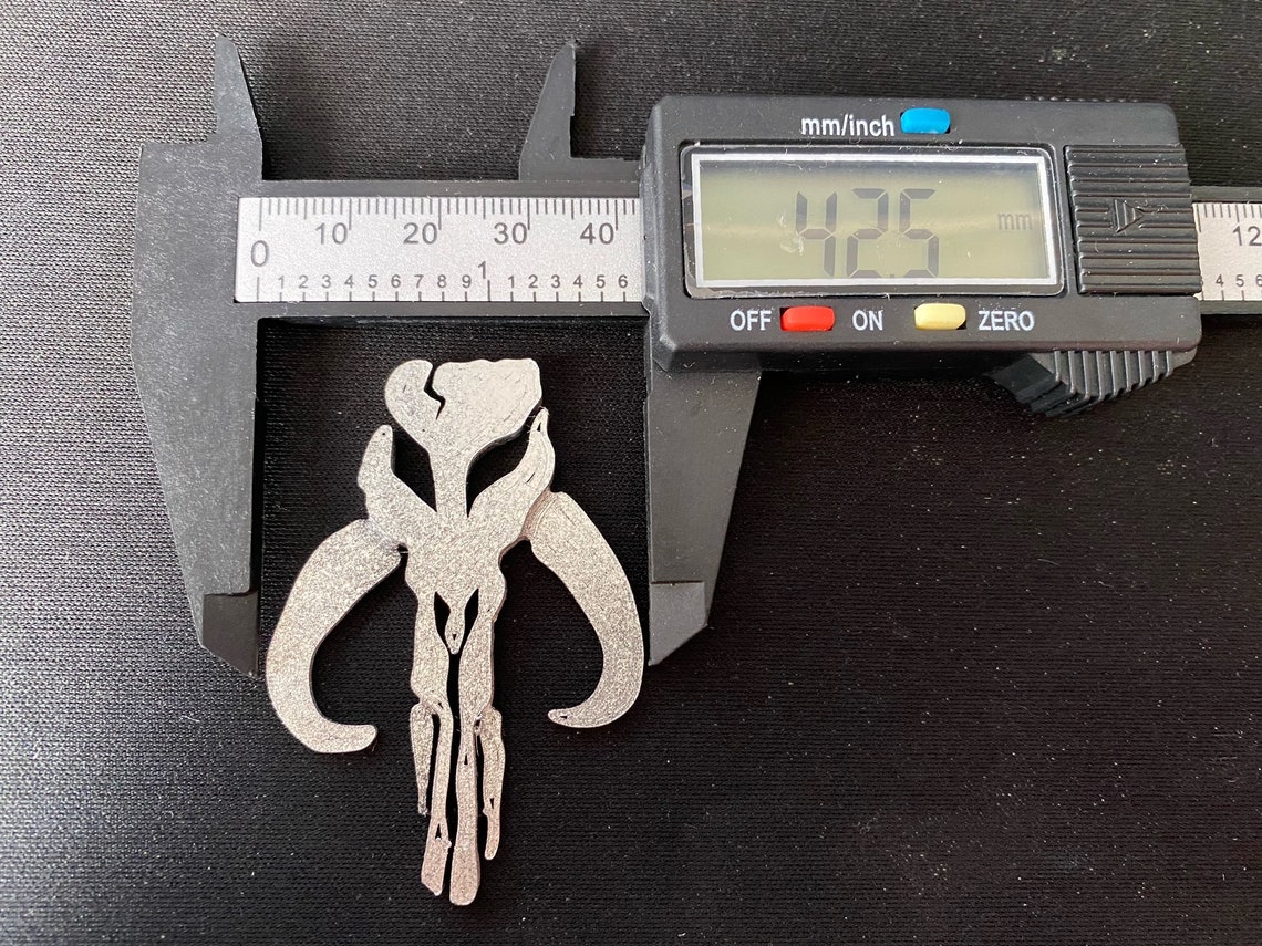 Mando / Mandalorian Mythosaur Symbol Emblem Resin Printed and - Etsy