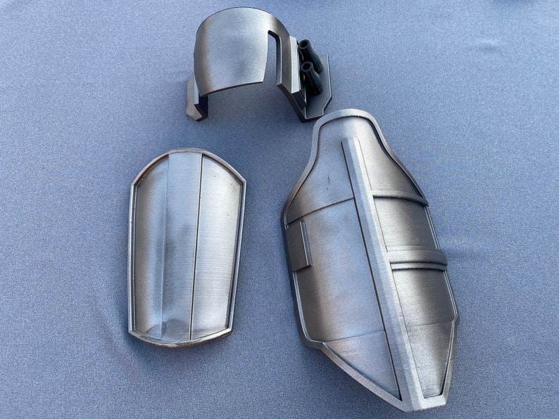 Mandalorian / Mando 3d Printed Thigh and Knee Armor 3 Pieces - Etsy