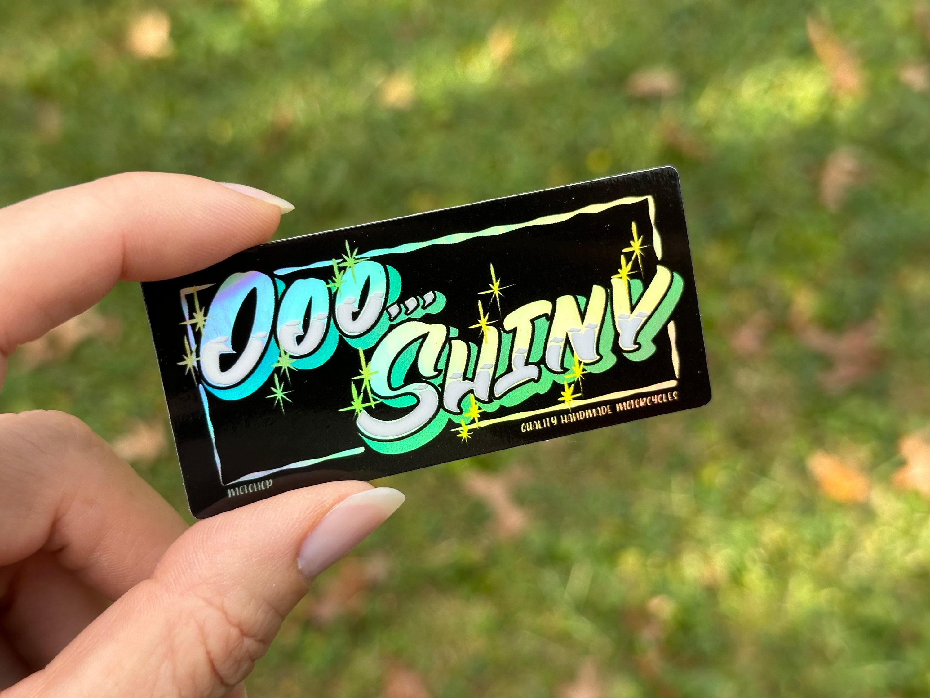 Ooo Shiny, Sticker/decal/bumpersticker/water Bottle - Etsy