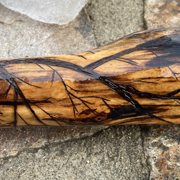 Wood Walking Stick - Etsy