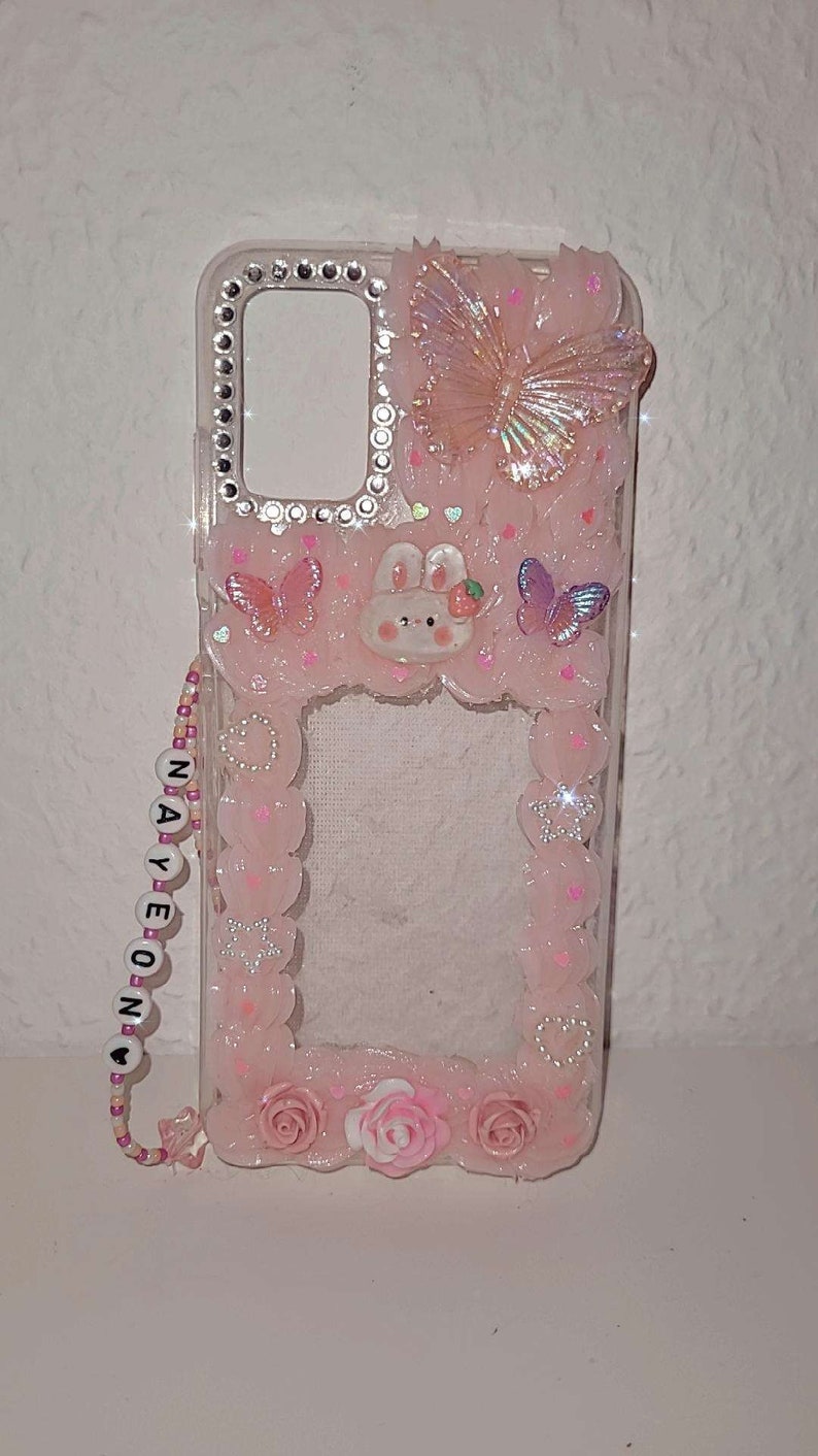Decoden Phonecase Kpop Phone Case With Charm Handmade Custom Kawaii ...